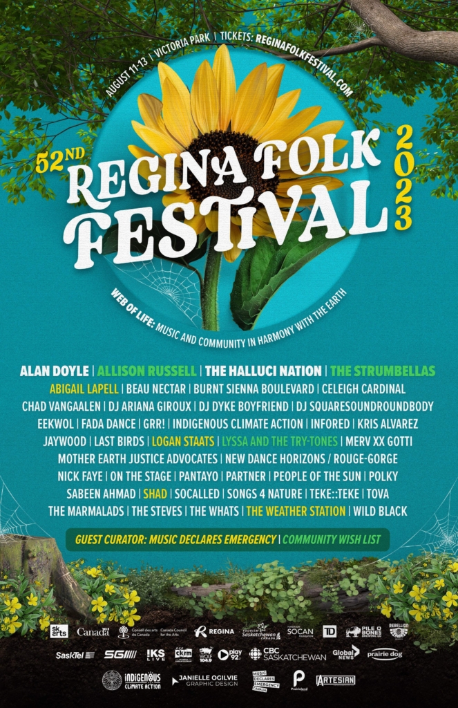 Playlist Friday: Regina Folk Festival 2023 - ourBasement.ca